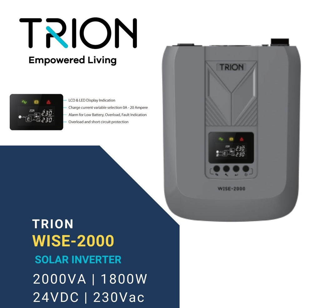 Trion UPS Solar Wise 2200 1800 W – Bin Bakar Electronics