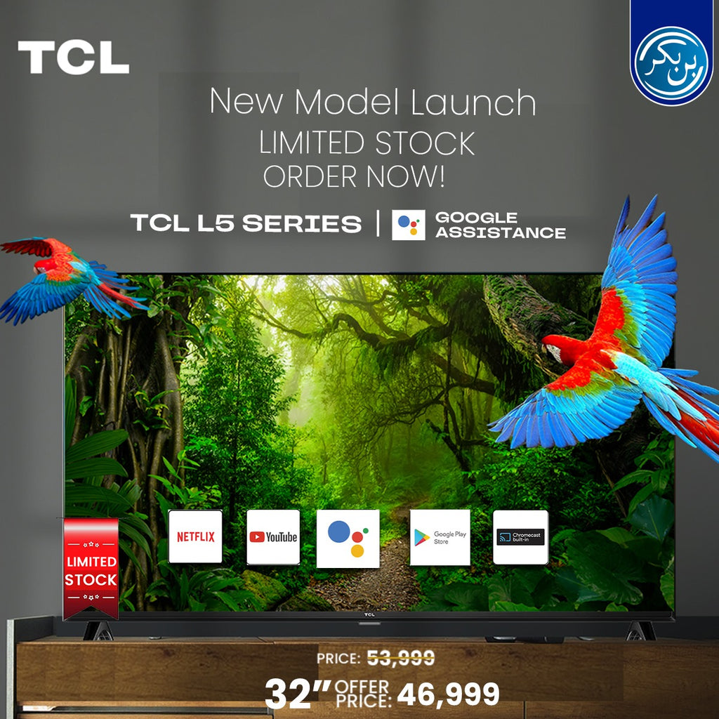 TCL 32L5A Smart LED HD Ready 32'' – Bin Bakar Electronics