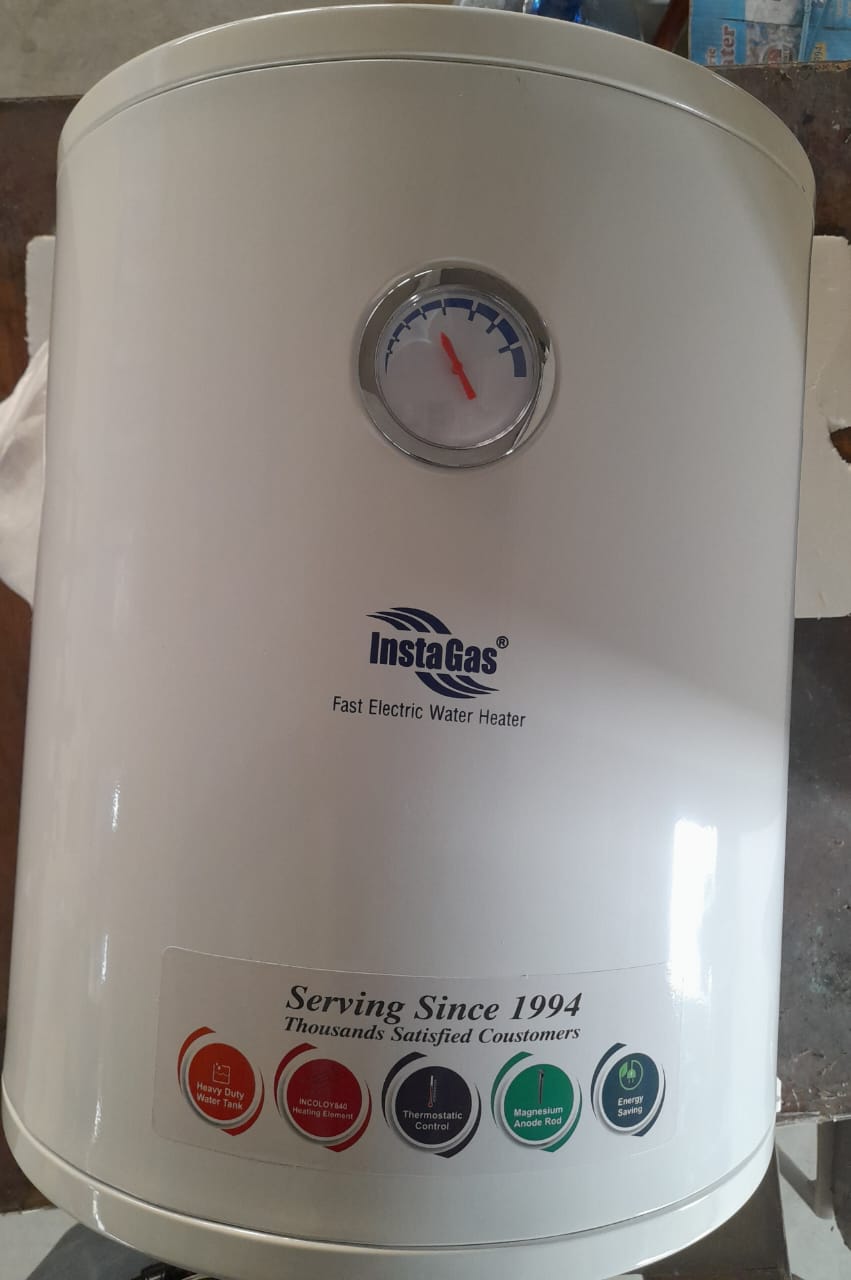 Instagas Electric Water Heater 50-L – Bin Bakar Electronics